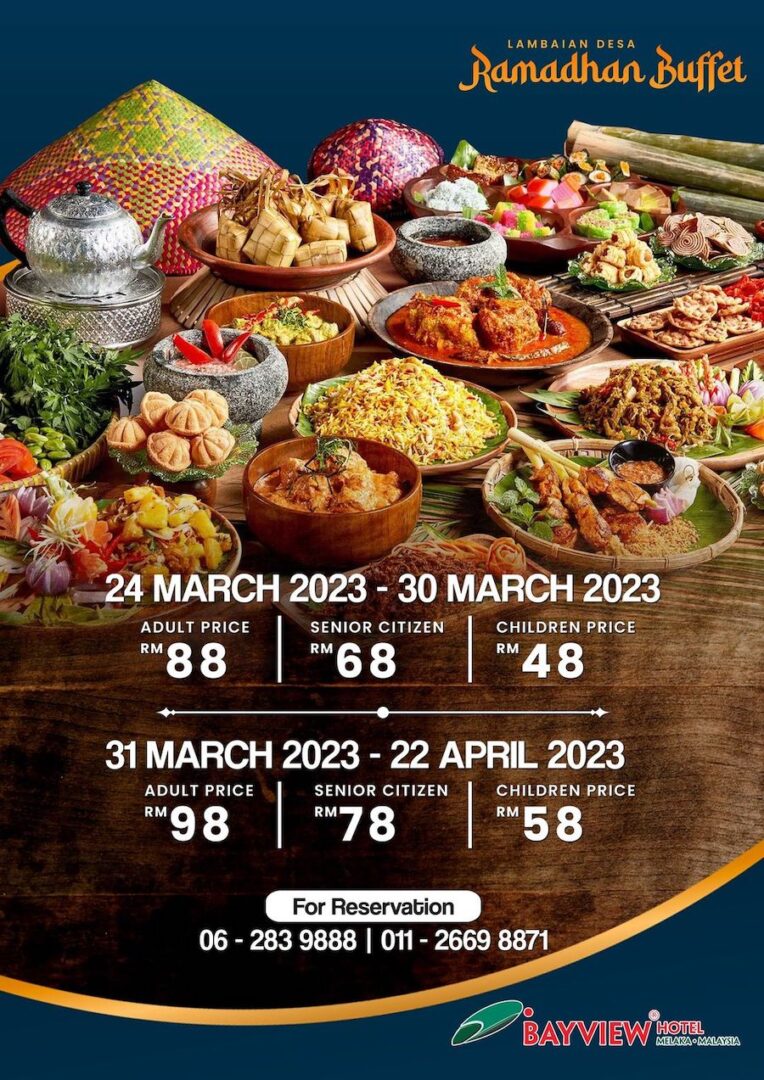 Senarai Buffet Ramadan Melaka 2023 - di Hotel Yang Ada Sijil Halal JAKIM - Jomjalan